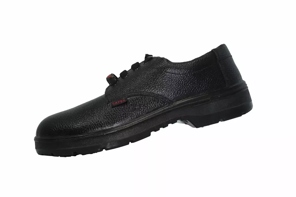 Buy Aktion Safety Shoes PU with Leather SD(ISI MARKED) SA-201 Size 7 ...