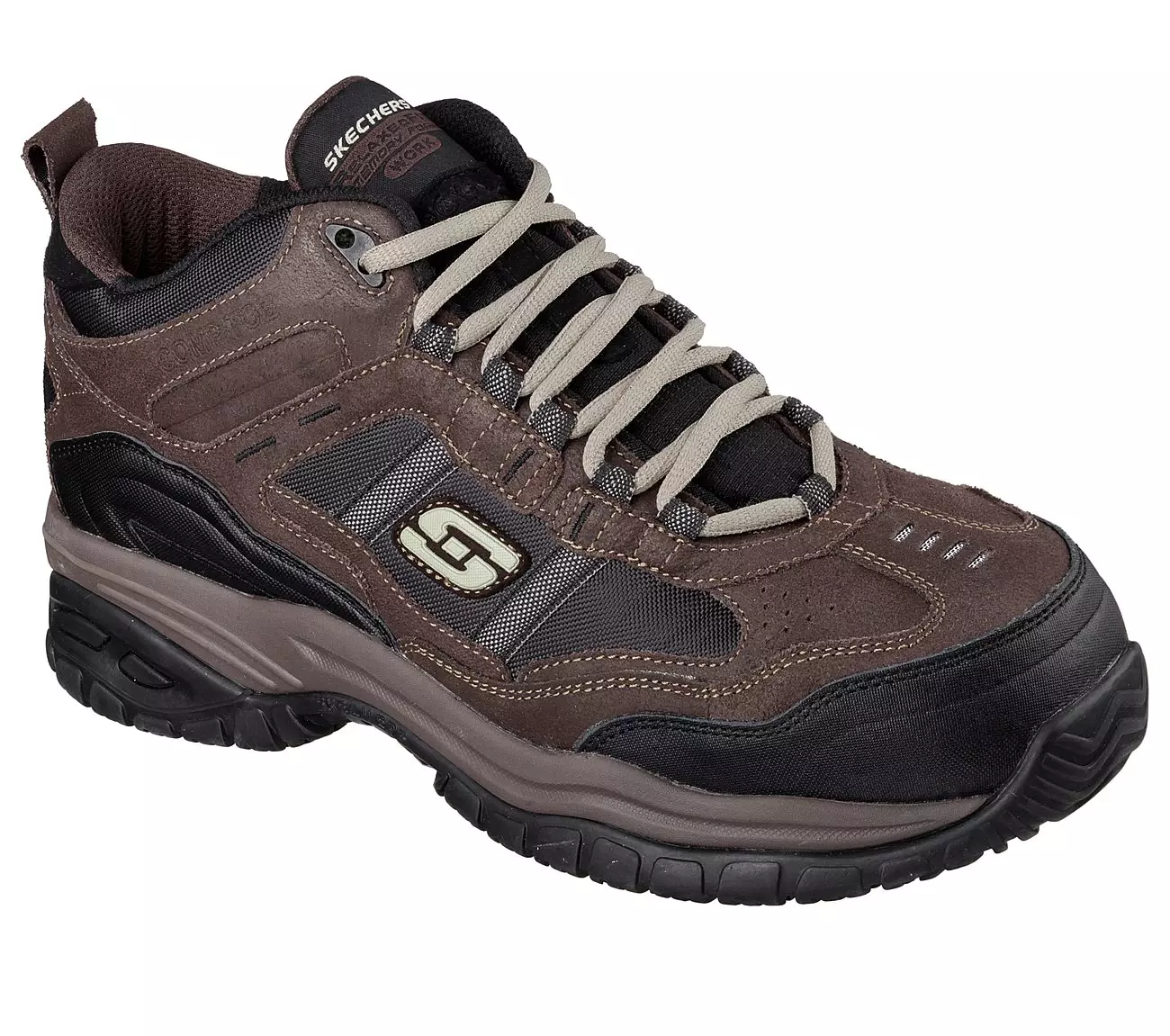 Buy Skechers SOFT STRIDE - CANOPY COMP TOE 77027_BRBK Hi-Ankle Safety ...