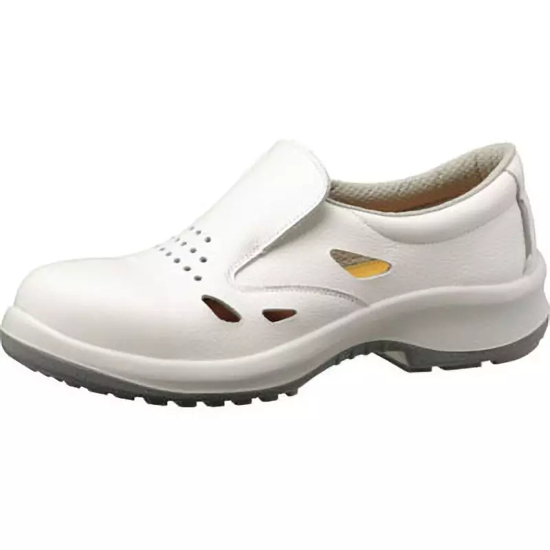 Buy MIDORI Electrostatic Safety Shoes White UK 6 Size Cow Chrome ...