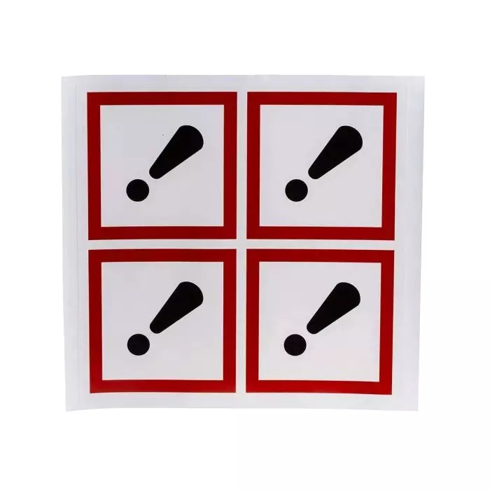 Buy RS PRO White Gloss Polymeric Vinyl Safety Labels, GHS Irritant-Text ...