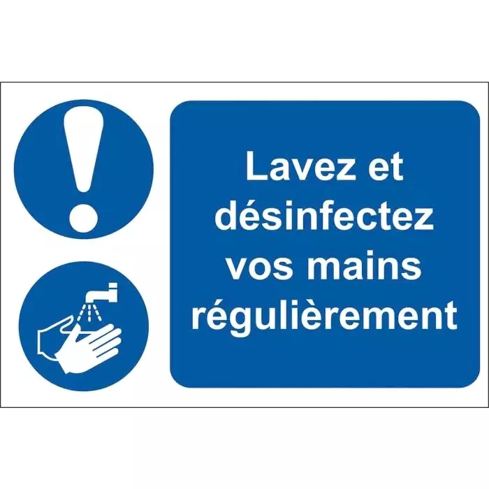 Buy RS PRO PVC Mandatory Hygiene Sign With French Text, 300 x 200mm ...