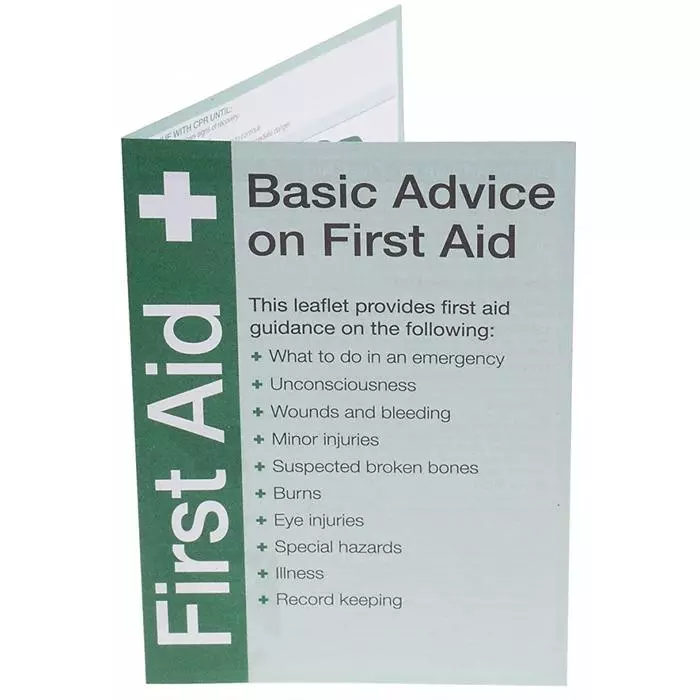 Buy RS PRO First Aid Guidance Safety Pocket guide Paper English 100 mm ...
