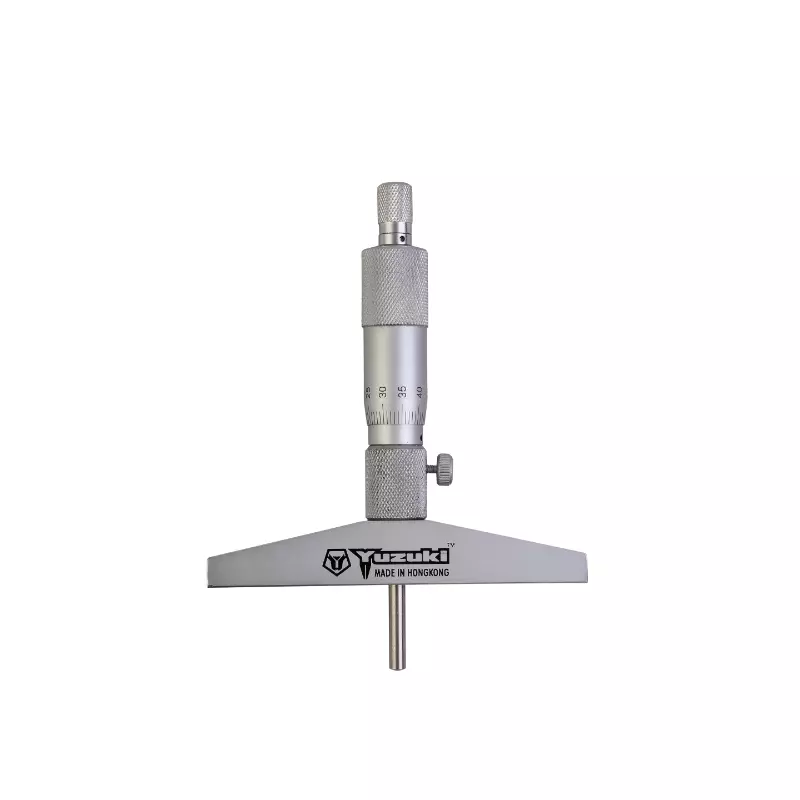 Buy Yuzuki 0-25mm Depth Gauge Micrometer Flat Anvil DGM025H Online in ...
