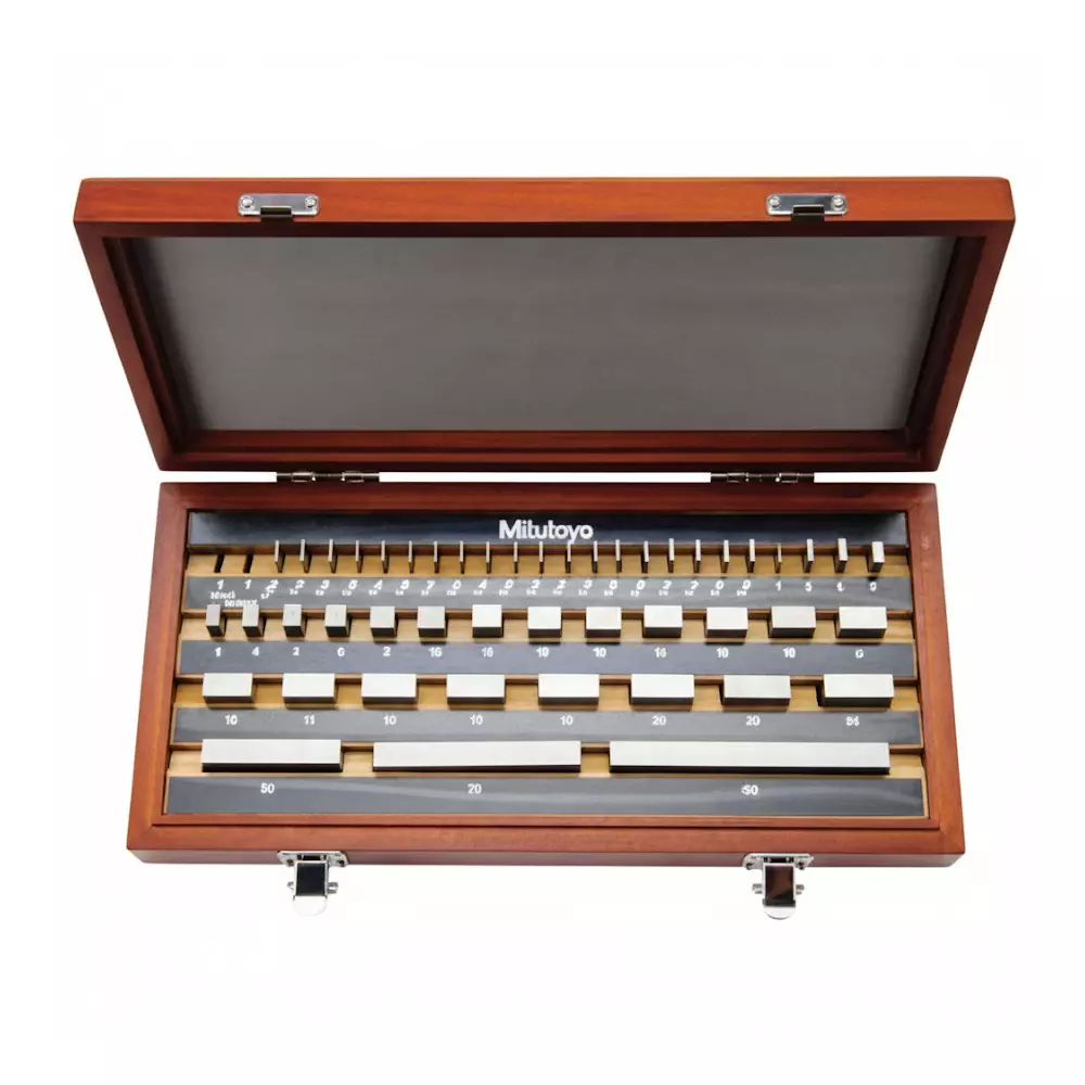 Buy Mitutoyo Gauge Block Sets AS-1 Grade, Steel, 516-939-26, (112 ...