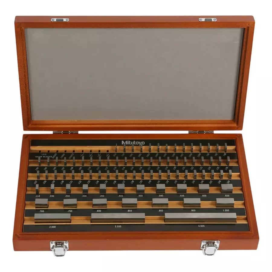 Buy Mitutoyo Gauge Block Sets 1 Grade, Steel, 516-947-11, (87 Blocks ...