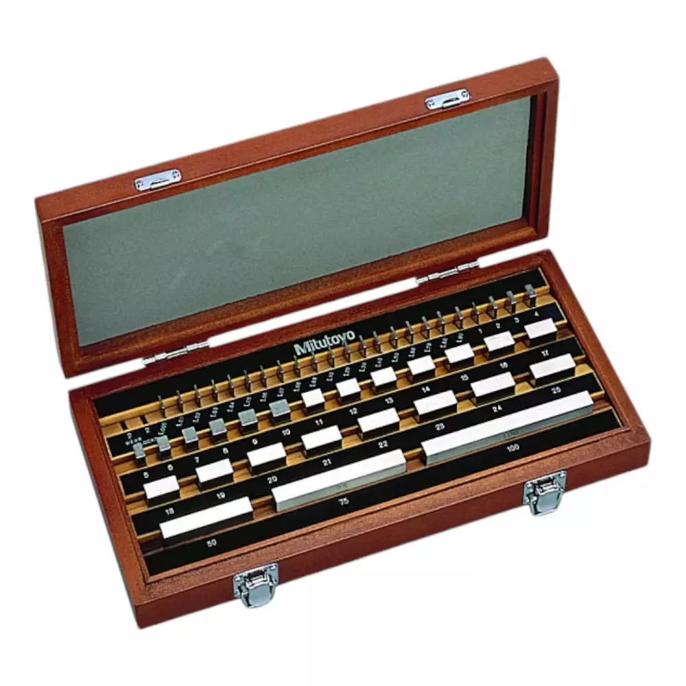 Buy Mitutoyo Gauge Block Sets 1 Grade, Steel, 516-959-60, (47 Blocks ...