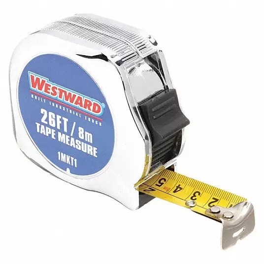 Buy Westward Tape Measure 26 ft Blade Length, 1MKT1 Online in India at ...