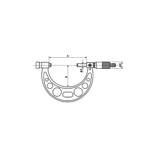 Buy SK Niigata Seiki Replacement Anvil-Type Outer Micrometer 100～200 mm ...