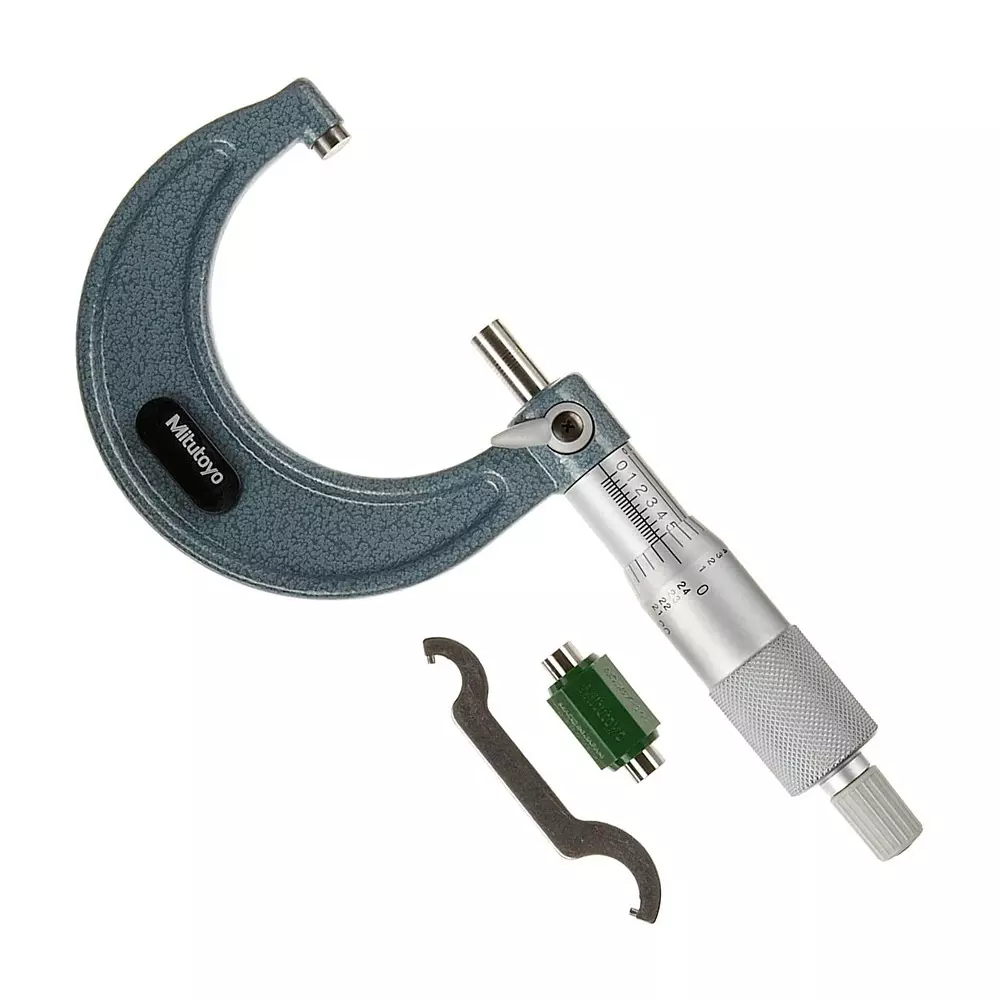 Buy Mitutoyo Outside Micrometer with Ratchet Stop 103 Series 1 - 2 inch ...