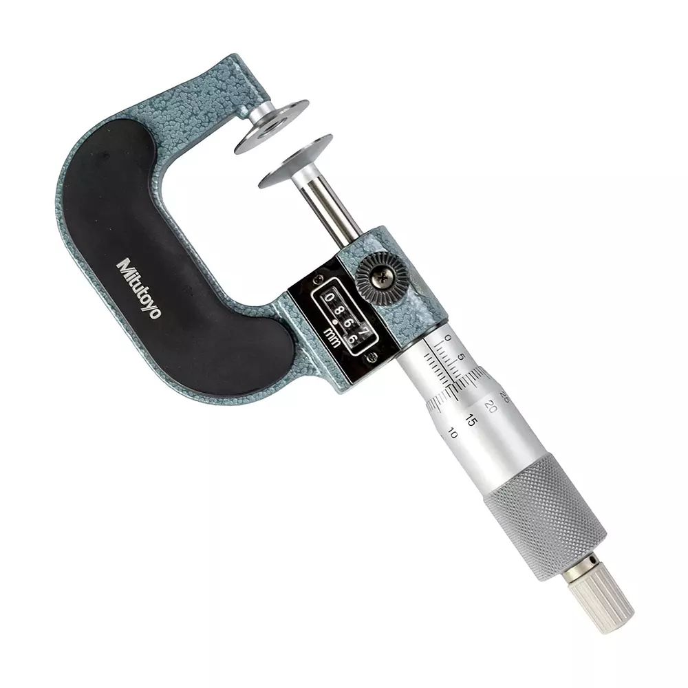 Buy Mitutoyo Digit Disk Micrometer 223 Series 25 - 50 mm Range, 223-102 ...