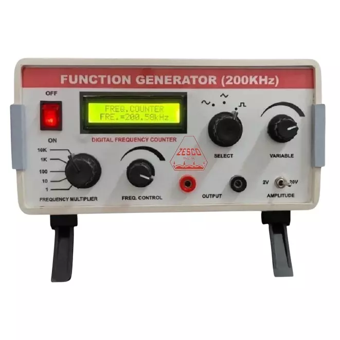 Buy Zesco India Function Generator 1 Hz to 200 KHz in 5 steps Frequency ...