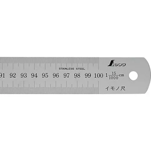 Buy Shinwa Rules Stainless Steel Imono Scale cm Display Silver ...