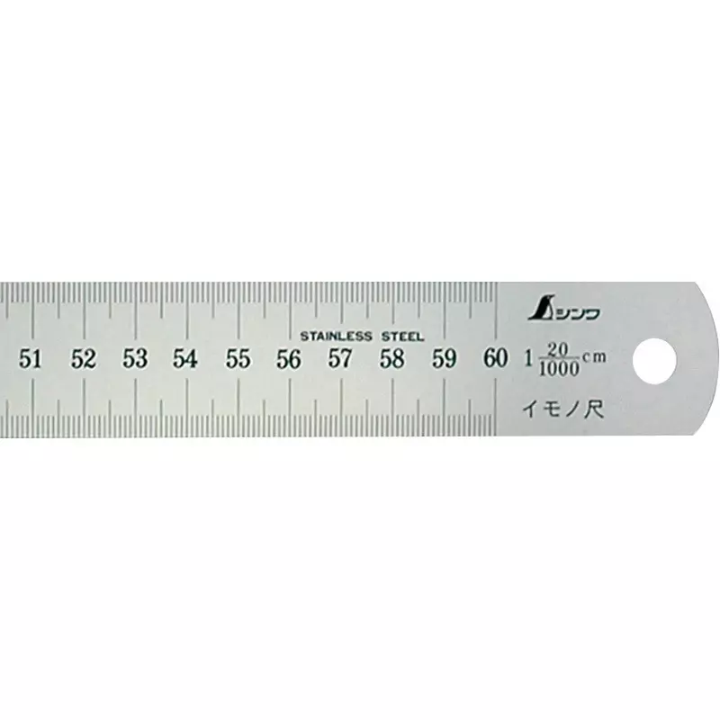 Buy Shinwa Rules Imono Scale Silver Stainless Steel 2% Elongation ...