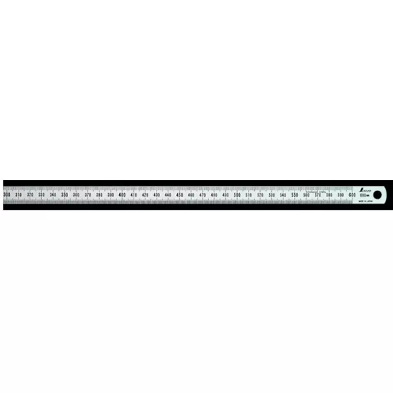 Buy Shinwa Rules Narrow Ruler, Silver Stainless Steel, 13269 Online at ...