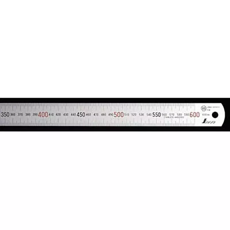 Buy Shinwa Rules Top and Bottom 1 mm Pitch Type Straight Scale Silver ...