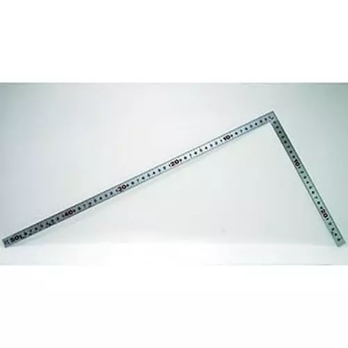 Buy Shinwa Rules Stainless Steel Curved Scale Flat Silver 50 cm ...