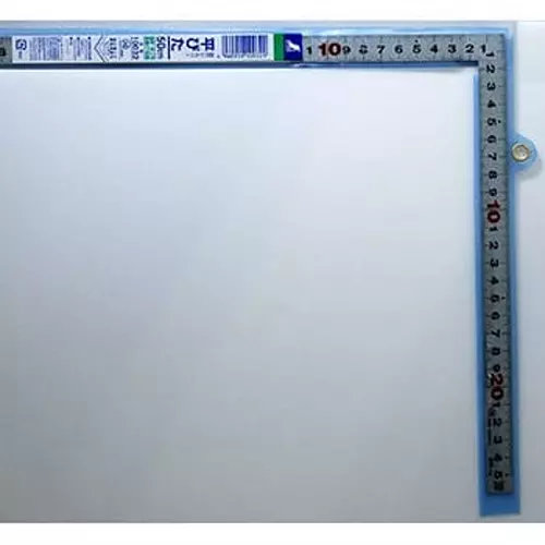 Buy Shinwa Rules Stainless Steel Curved Scale Flat Silver 50 cm ...
