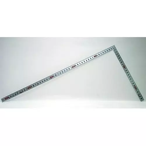 Buy Shinwa Rules Stainless Steel Curved Scale Flat Silver 50 cm ...