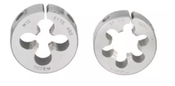Buy TOTEM 1.5 X 1/2" Metric HSS Circular Split Die Online in India at ...