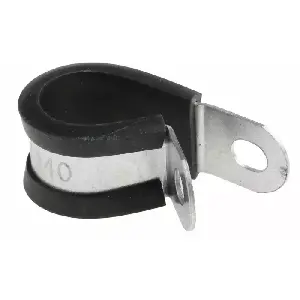 Buy RS PRO 14 mm Max. Black Plated Steel P Clamp, 1865375 (Pack of 5 ...