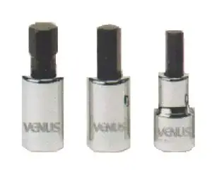 Buy VENUS Sockets Vshsa Hex Bit 1/2 Inch 100 Mm Chrome Vanadium Steel ...
