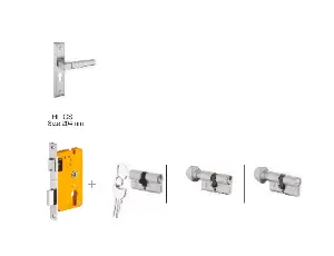 Buy Dorset Cosmo HL CS 8 Inch Zinc PT Finish Combo Lock Set @ Best ...