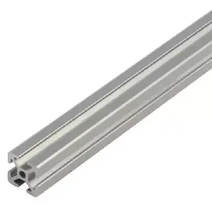 Buy RS PRO Silver Aluminium Profile Strut 20 x 20 mm 5 mm Groove 1000 ...