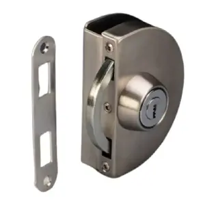 Buy Ebco SGDL1 Brushed Steel Finish Sliding Glass Door Lock @ Best ...