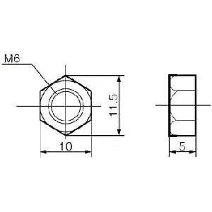Buy Omron Electrode lock nut F03- 39061802 - Made In Japan Online in ...