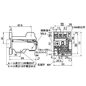 Buy Fuji Electric 1a1b Auxiliary Contacts Thermal Relay, TR-5-1NH ...