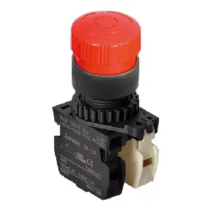 Buy Autonics 110 V AC 6 A Red D30 Long Head, Non-illuminated Emergency ...