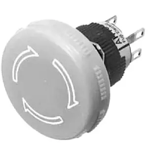 Buy Fuji Electric Φ16 mm Solder Terminal Non-Illuminated Type Push Button Switch Red, AH165 ...