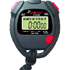 Buy SPRINTER Digital Stopwatch Black and Red for Laboratories, SW-1009 ...