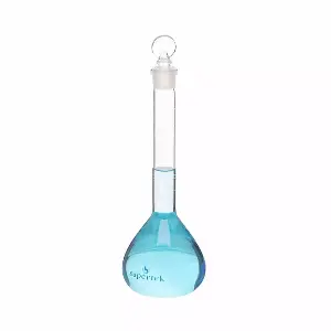 Buy Supertek Class B Short Neck Volumetric Flask With Interchangeable ...