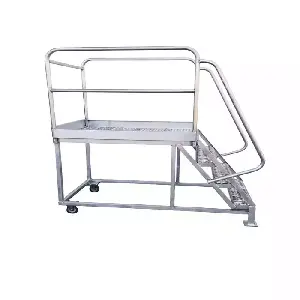 Buy SUWAS TROLLEY STORE 1500x600x1400 mm Mild Steel/Iron Safety Ladder ...