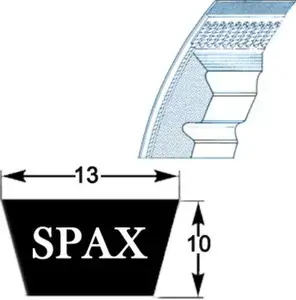 Buy Mitsuboshi SPAX Series Raw Edge Cogged Wedge Belt (1107 to 1657 ...