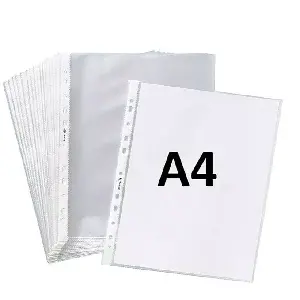 Buy GENERIC Sheet Protector A4 Size 200 Micron,Transparent @ Best ...
