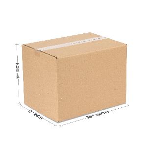 Buy Ace 18 x 12 x 12 inch 5 Ply Corrugated Cardboard Brown Box, Packing ...