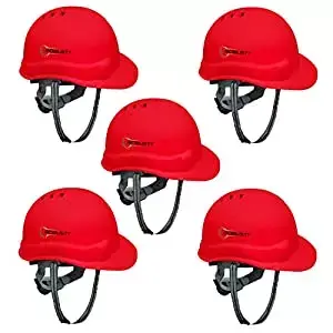 Buy Robustt X Shree Jee Executive Ratchet Adjustment Safety Helmet Red ...