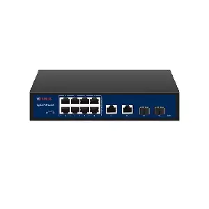 Buy CP PLUS 10 Ports Switch with 8 Gigabit PoE Ports & 2 Gigabit Uplink ...