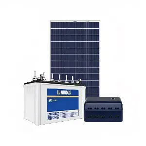 Buy Luminous Solar Combo with 40 Ah Battery, 110 W Solar Panel Combo ...