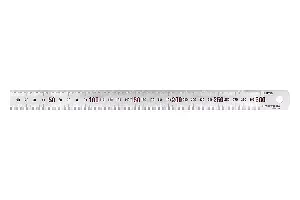Buy Kristeel Shinwa Steel Rule with Chrome Finish and Red Marking 150 ...