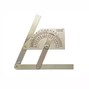 Buy Kristeel Angle Finder Protractor 0° to 180° Stainless Steel, 5070 ...